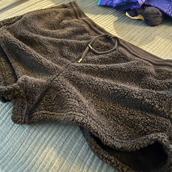 Colsie | Shorts | Black Sherpa Shorts | Poshmark
